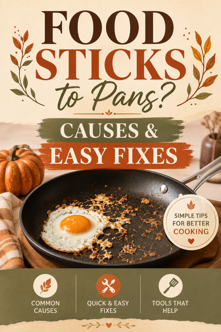 Food Sticking to Your Pans? - Causes and Easy Fixes - Saavy Family Kitchen